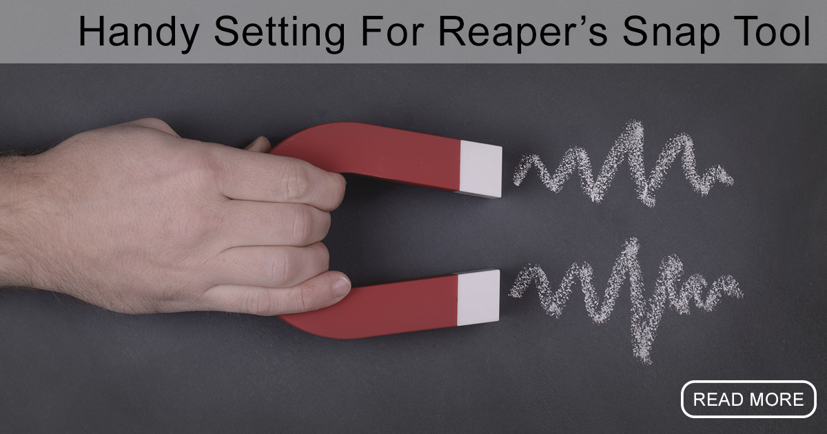 Simple But Awesome Reaper Snap Setting | Home Brew Audio
